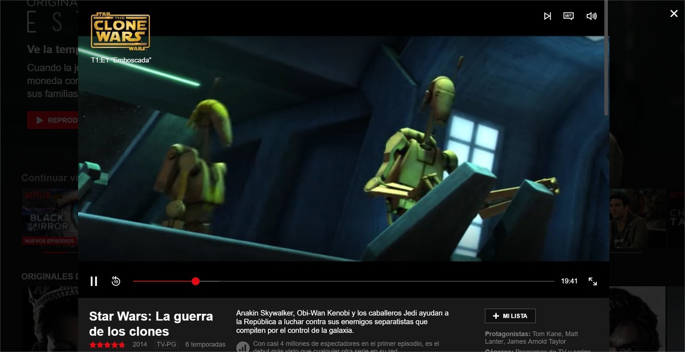 Netflix estrena nueva interfaz en su reproductor web y así es como luce