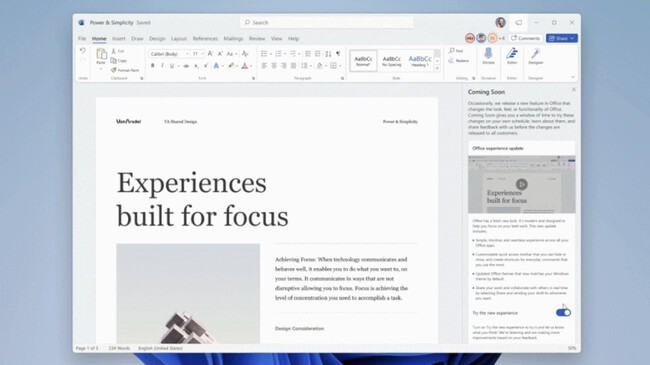 Este es el nuevo diseño de Office que está llegando a los usuarios en ...