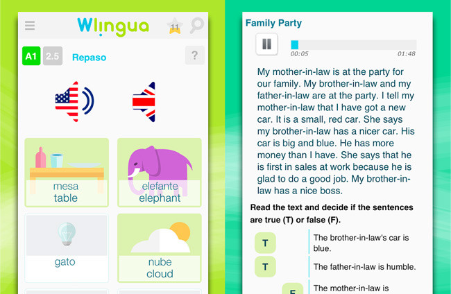 Once aplicaciones para aprender idiomas gratis