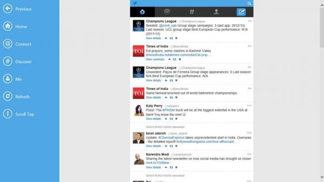 Cinco clientes de Twitter en Windows 8 cara a cara