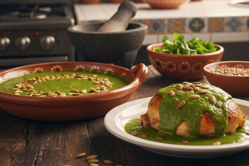 Pipián verde en 20 minutos con 6 ingredientes: el secreto está en la pepita