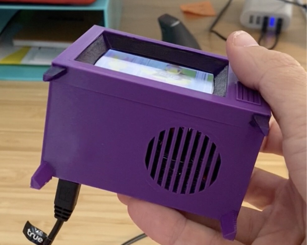 Esta espectacular mini TV de Los Simpson impresa en 3D usa una ...