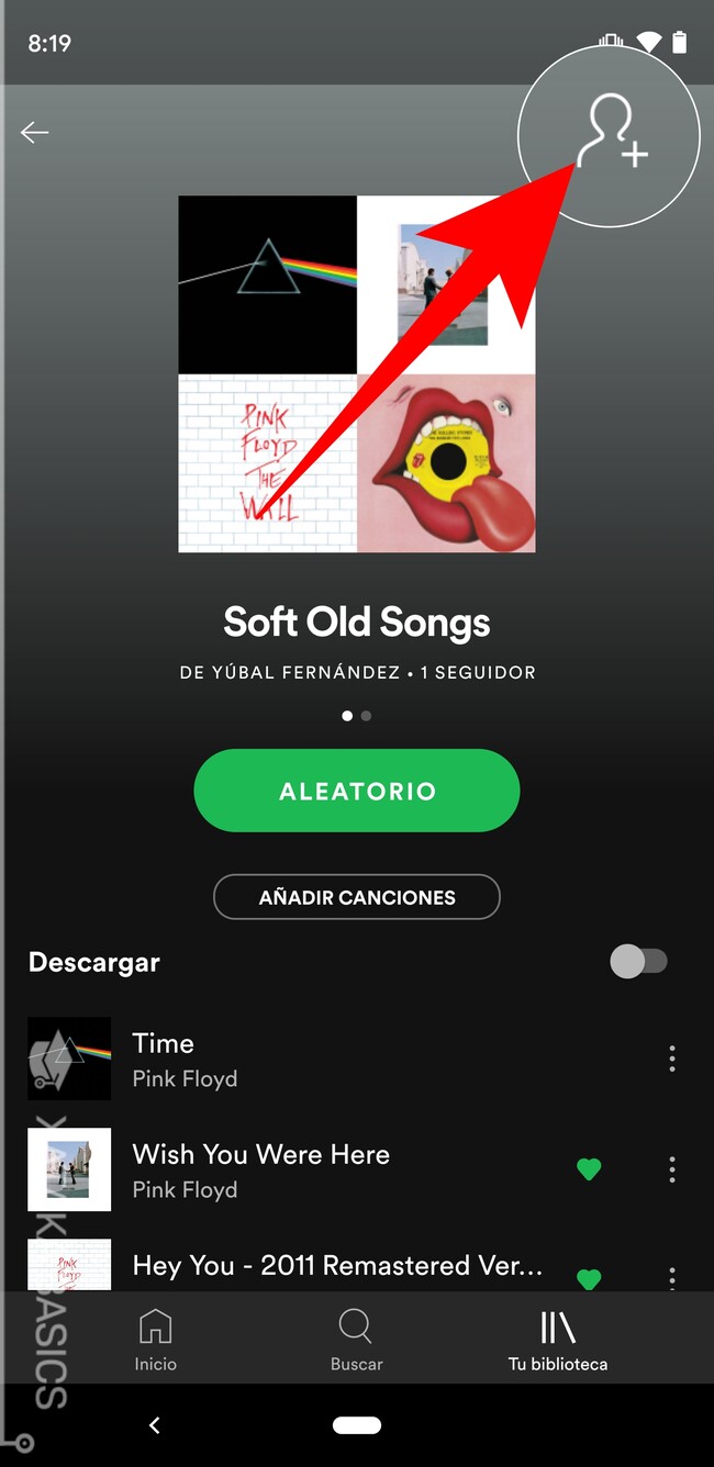 Cómo crear una playlist colaborativa en Spotify