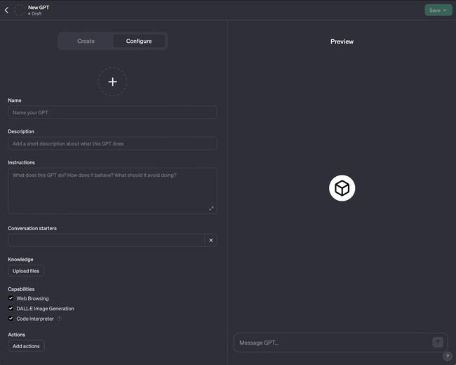 Cómo usar GPTs para crear tu propio ChatGPT