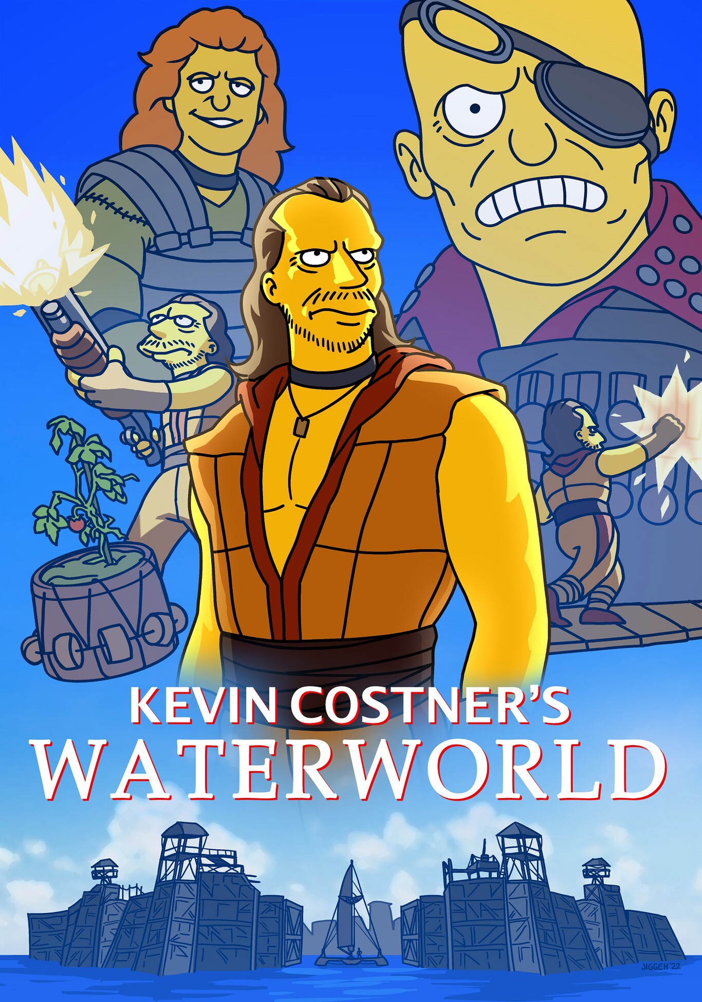 ¿Te acuerdas del juego de Waterworld de Los Simpsons? Lo han creado de verdad y es tan desastre ...