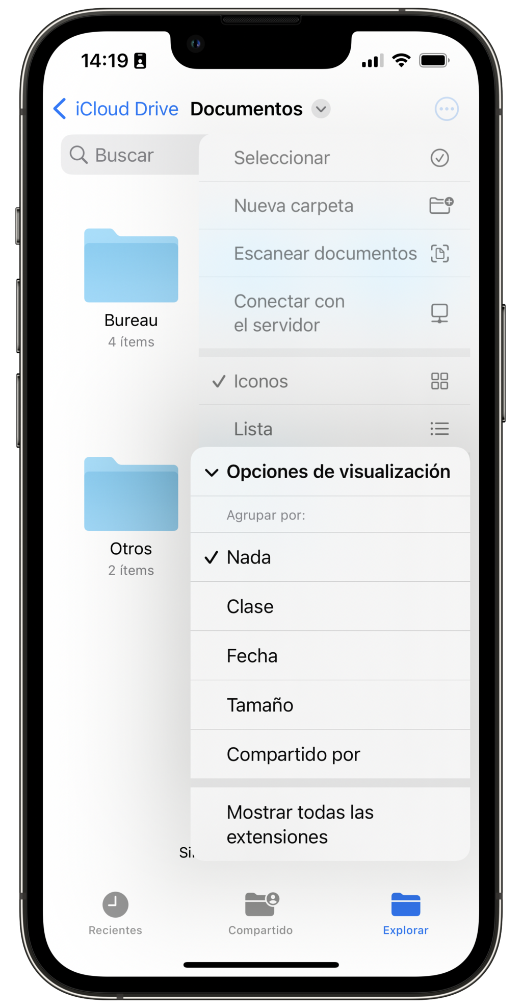 Cómo ver y cambiar la extensión de los archivos en nuestro iPhone o iPad