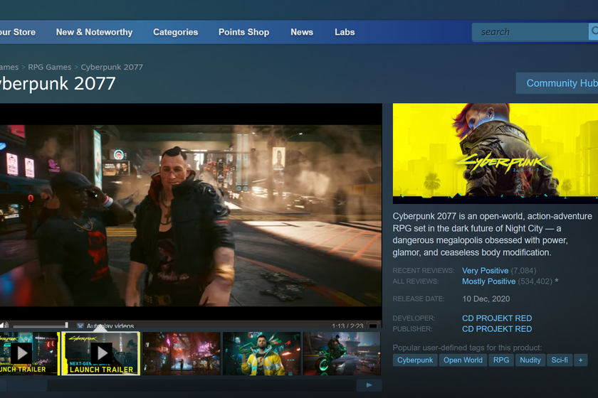Steam ha "escondido" muchos tráilers de los juegos en su tienda, lo ...