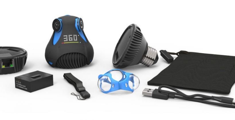 360cam, acción en 360 grados compatible con Oculus Rift