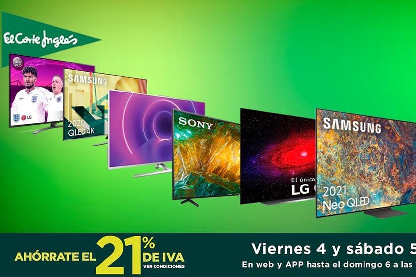 13 smart TVs que te salen mucho más baratas en las ofertas de los Días sin IVA de El Corte ...