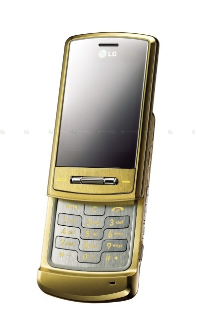 LG Shine en rosa y dorado