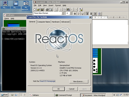 ReactOS se reescribirá de nuevo y aprovechará más código de Wine