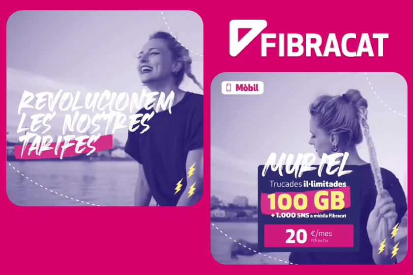 Fibracat estrena la tarifa móvil más rompedora: 100 GB por 20 euros