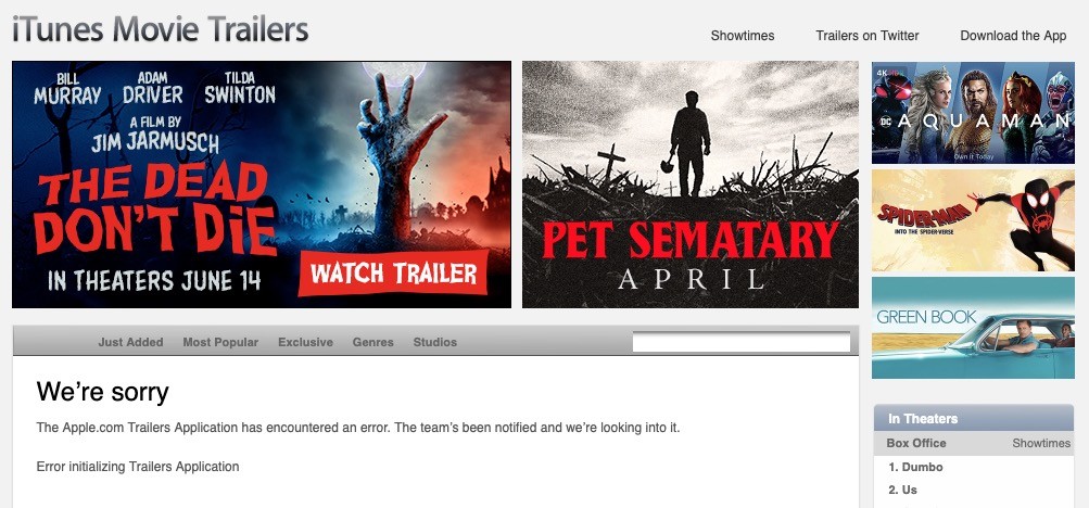 Apple Movie Trailers: la web que conserva la experiencia correcta para ...