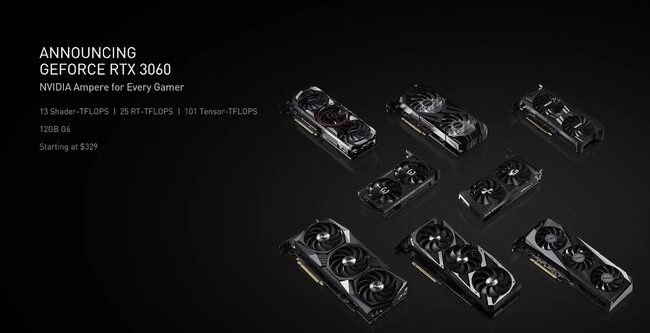Nvidia anuncia la GeForce RTX 3060, la GPU "más barata" de su nueva ...