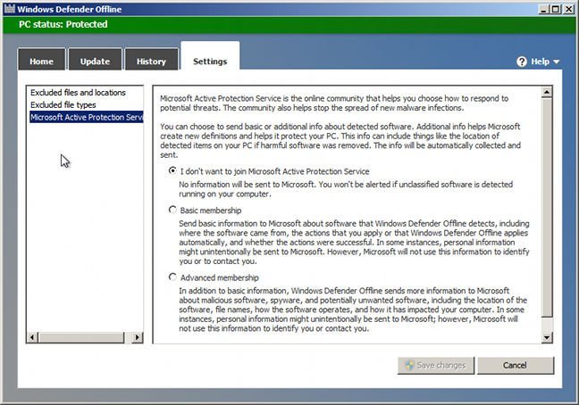 Windows Defender Offline Tool Beta. Análisis a fondo