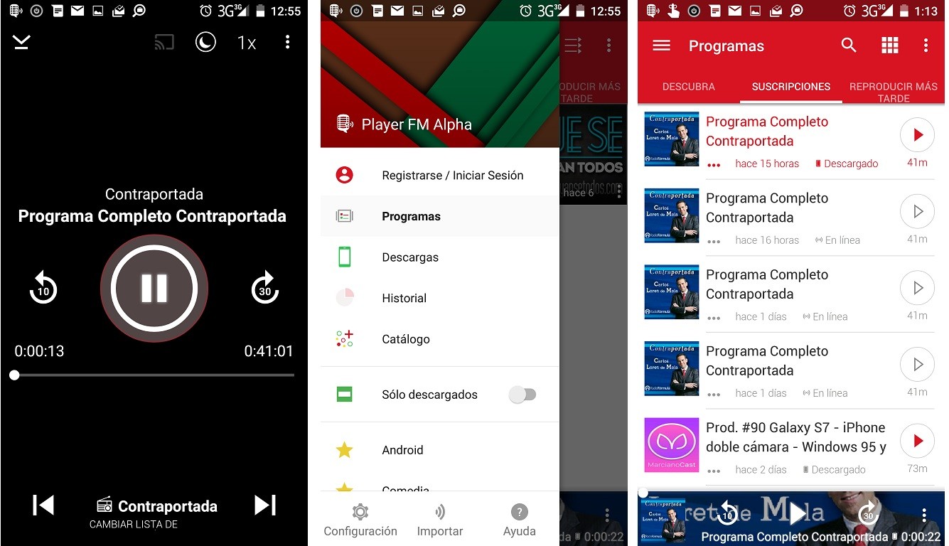 Player FM es una excelente alternativa para amantes de los Podcast
