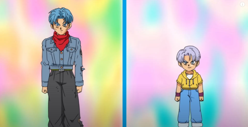 ¿Azul o morado? Esta es la razón por la que pelo de Trunks cambia tanto ...