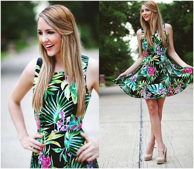 Moda en la calle: la playa tropical deseada