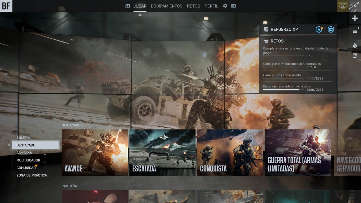 Cada día detesto más este tipo de menús en videojuegos y cada vez son ...