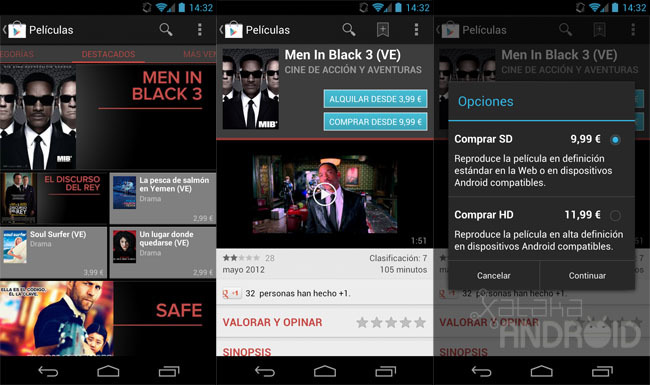 Google Play Ya Vende Películas En España
