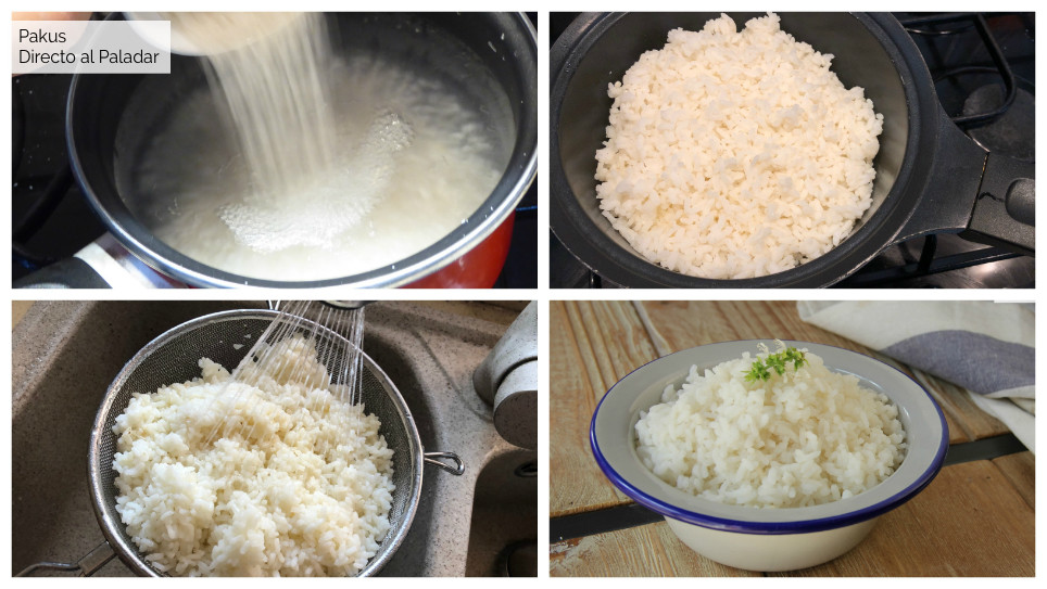 Cómo hacer el arroz blanco perfecto, receta rápida y fácil que quede ...