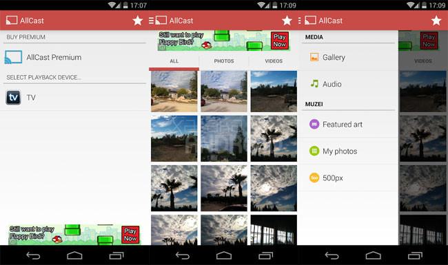 AllCast para Android se rediseña y añade soporte a Muzei