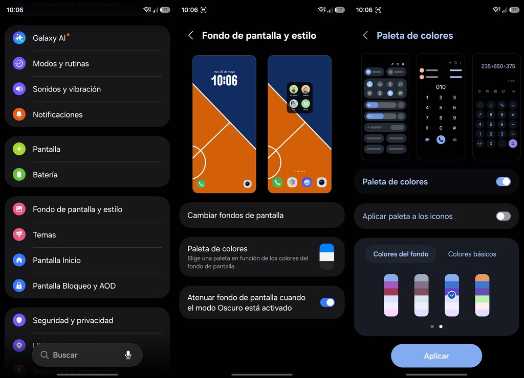 Si el modo oscuro de tu Galaxy se ve diferente tras actualizar a One UI ...