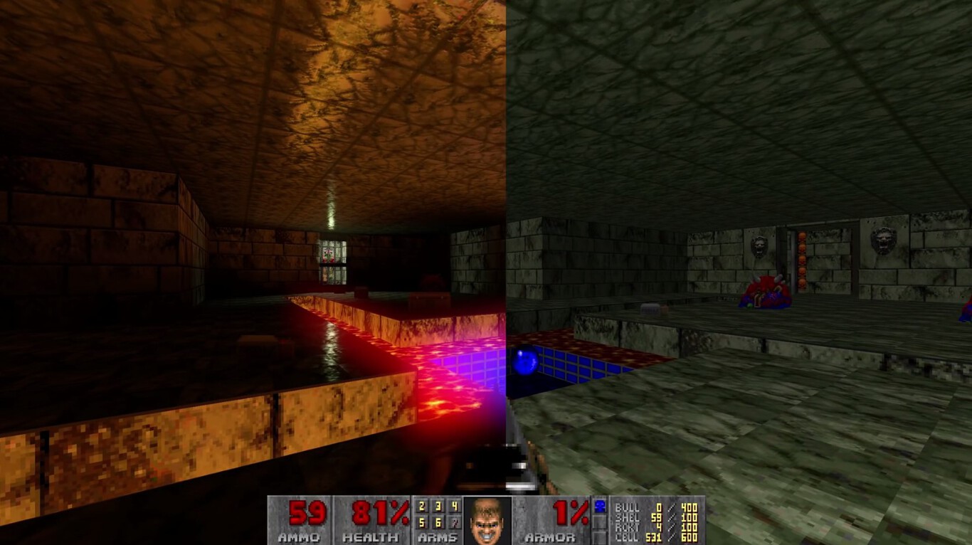 Así de brutal luce DOOM Ray Traced en movimiento, el nuevo mod que ...