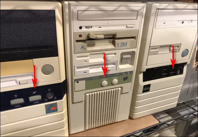 Muchos PCs de los 90 tenían un botón turbo. Casi nunca estuvo ahí para ...