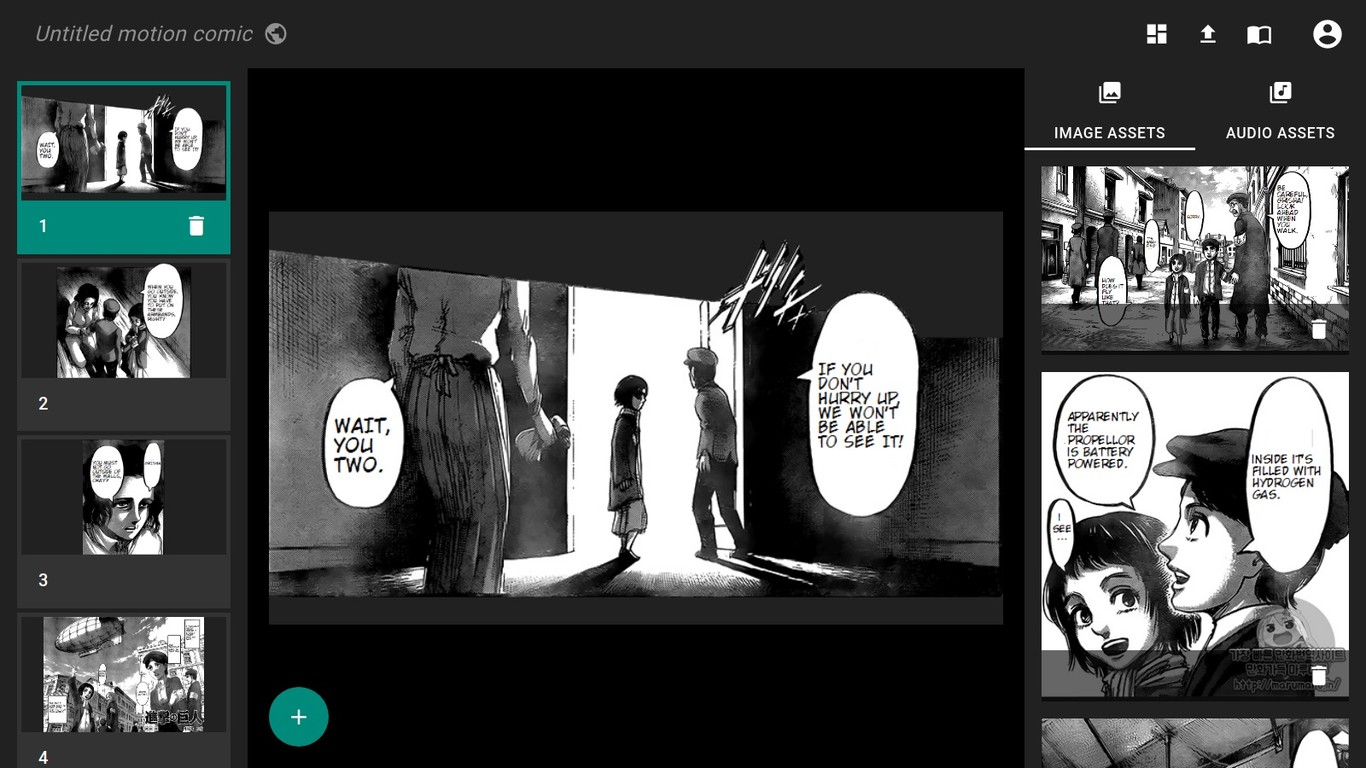 Crea cómics interactivos con Motion Comics: una web muy sencilla y útil