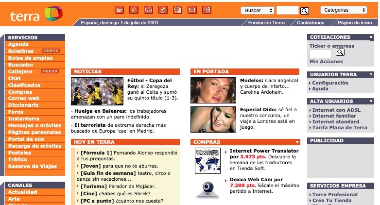 A 256 kb/s y sin CSS: los 17 sitios web míticos que más marcaron ...
