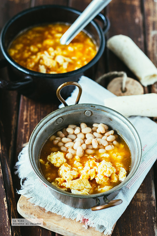 Chile con huevo. Receta