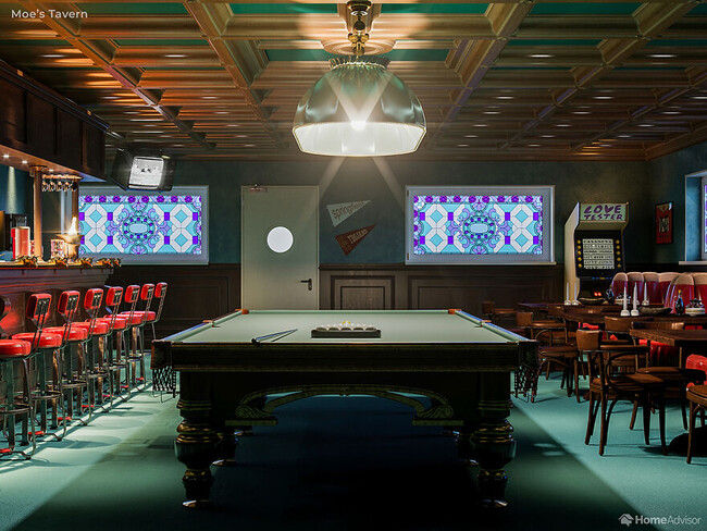 Así sería la casa de Los Simpsons, el bar de Moe y la central nuclear ...