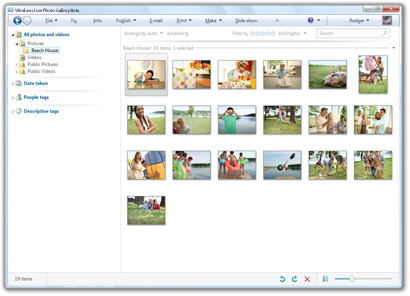Wave 3: Primeras capturas de Windows Live Movie Maker, Photo Gallery y Mail