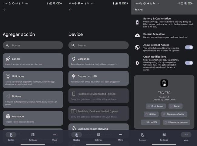 El mejor gesto de Android con Tap, Tap v1.0: doble toque trasero en una ...