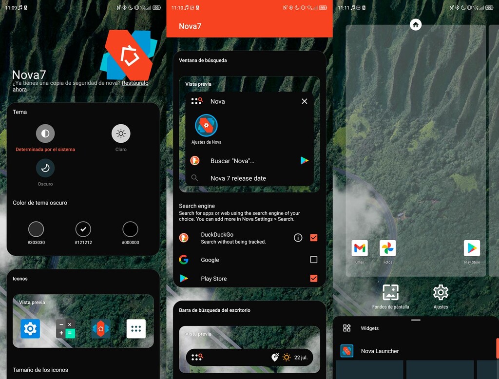 La espectacular renovación de Nova Launcher 7 ya disponible en Google ...