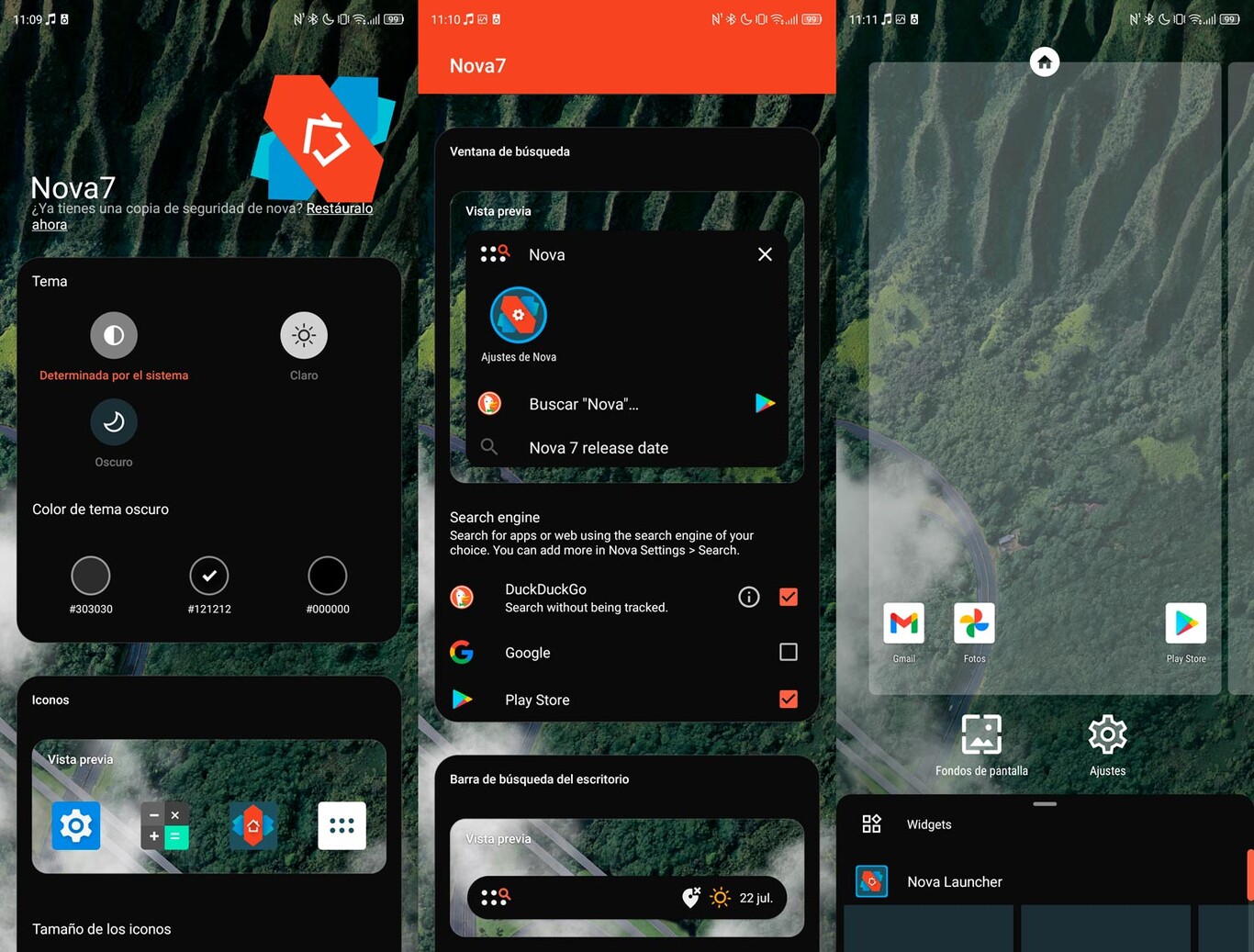 La espectacular renovación de Nova Launcher 7 ya disponible en Google ...