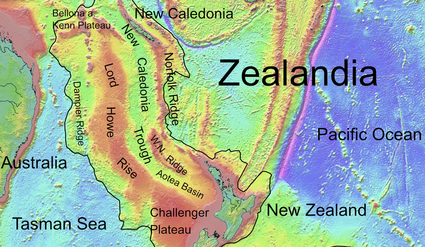Ya tenemos mapas detallados del nuevo continente de la Tierra: Zelandia