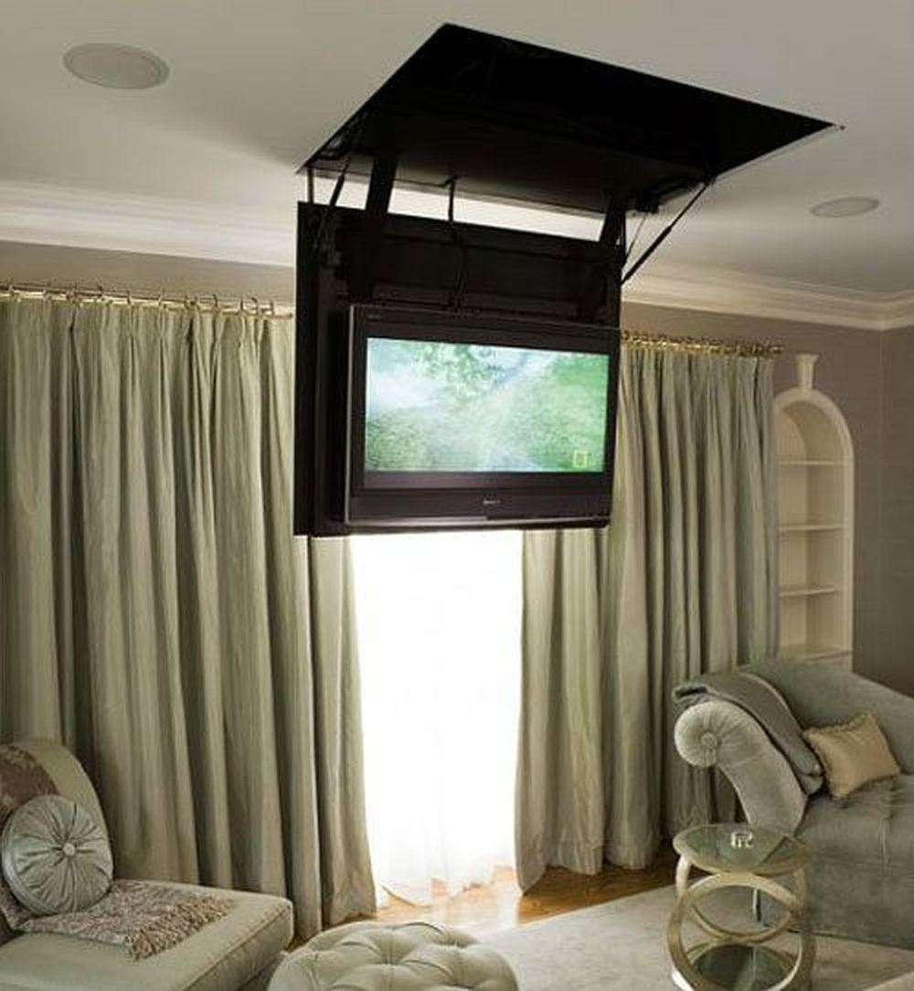 ¿Quieres esconder la tele en el salón? 5 ideas que te convencerán