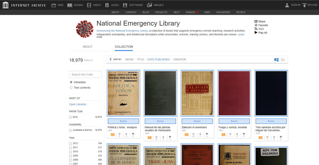 Archive.org ofrece acceso gratis y libre a 1,4 millones de libros (casi ...