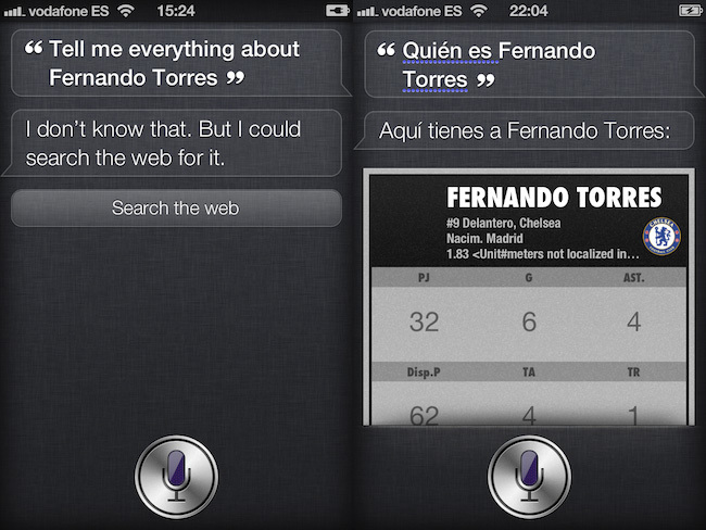 iOS 5 vs. iOS 6 en capturas