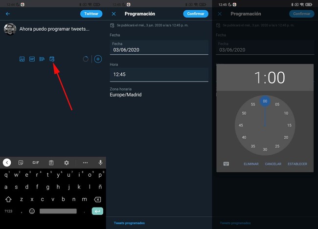 Cómo programar tweets desde Twitter oficial usando tu móvil Android o ...