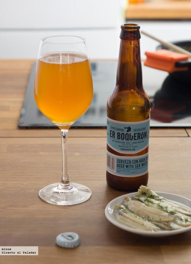 Er Boquerón. Cata de cerveza elaborada con agua de mar