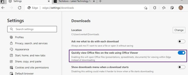 Así podrás utilizar Office Viewer, una nueva función en Edge que te ...