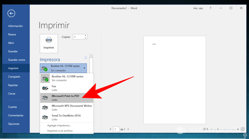 Cómo guardar una web o documento en PDF con Windows para imprimirla después