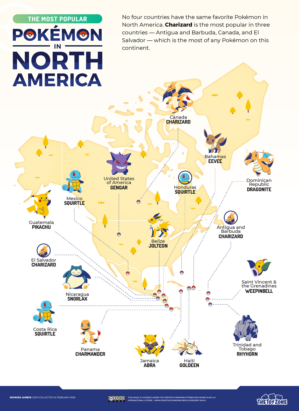 Los Pokémon de primera generación más populares en cada país del mundo ...