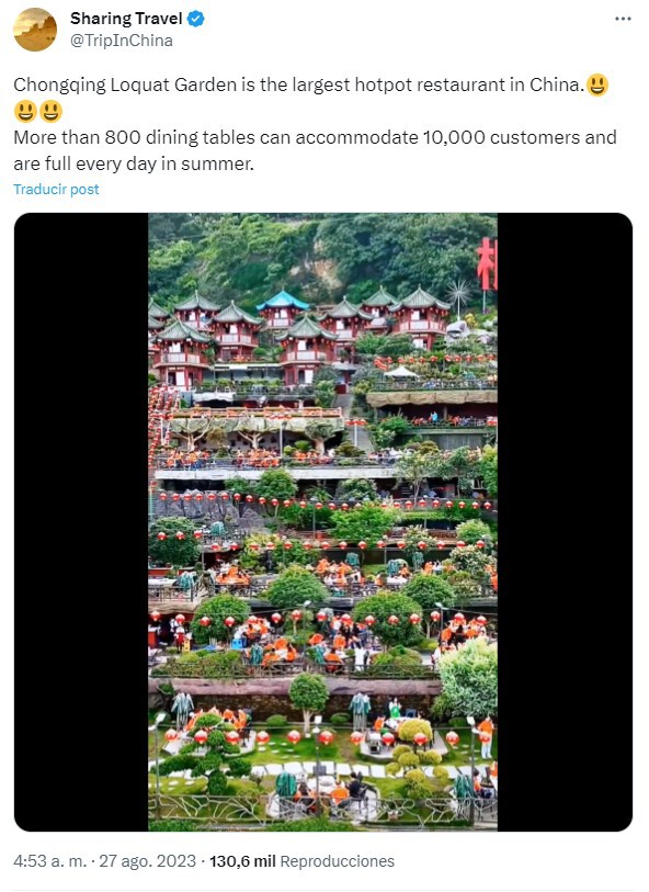 China tiene el mayor restaurante de "hot pot" del planeta: ocupa toda ...