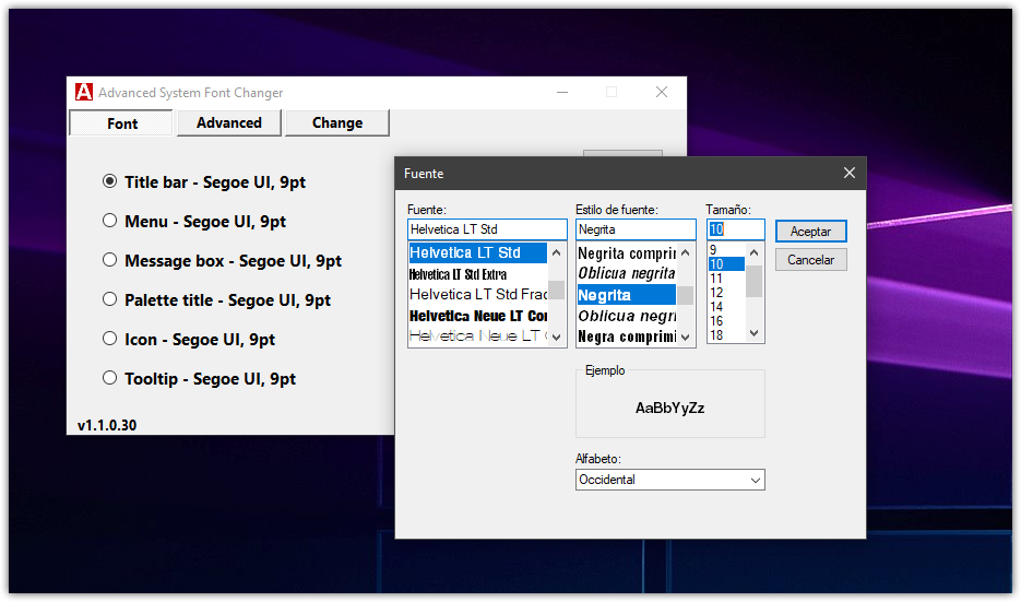 Cómo cambiar el tamaño del texto y las fuentes en Windows 10