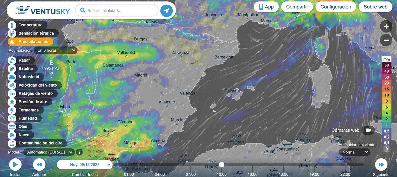 Llegan las lluvias y tormentas a España según AEMET. Con estas webs de ...