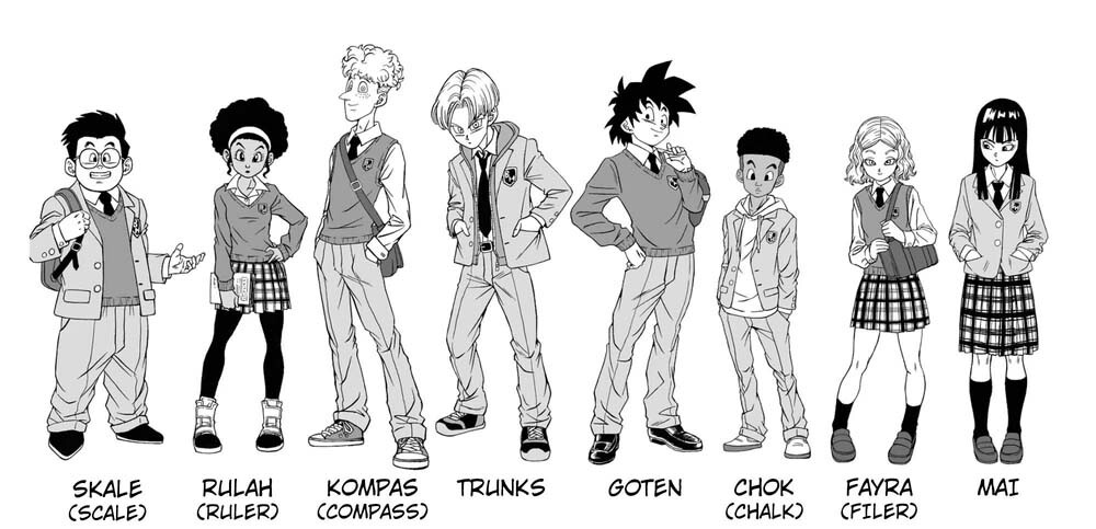 Dragon Ball Super: todos los compañeros de escuela de Goten y Trunks ...